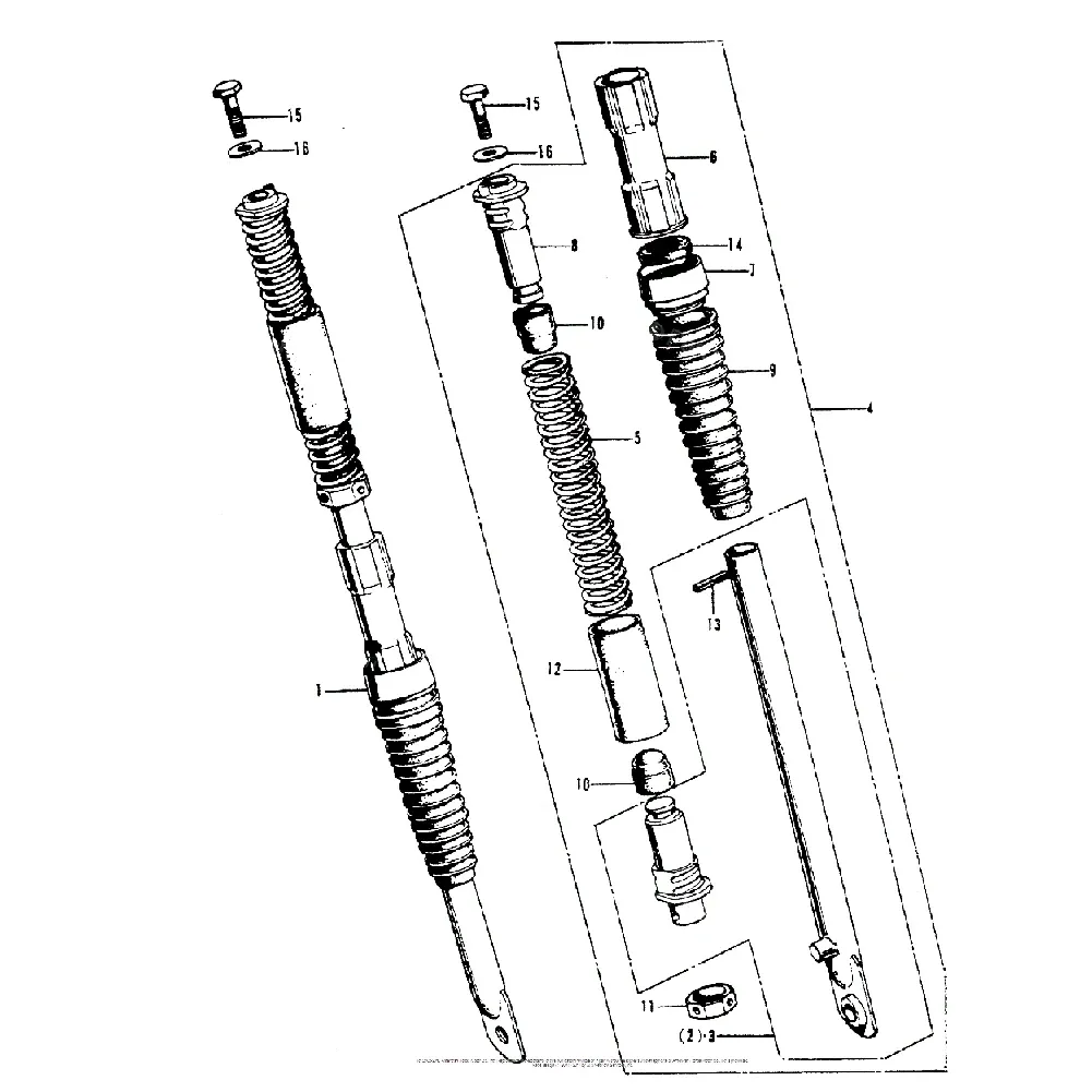 DHgate.com:2-Pack Aluminum Fork Boots Cap Cover Gaiters for Honda Z50 Z50r Ct70 70h:Sports ...
