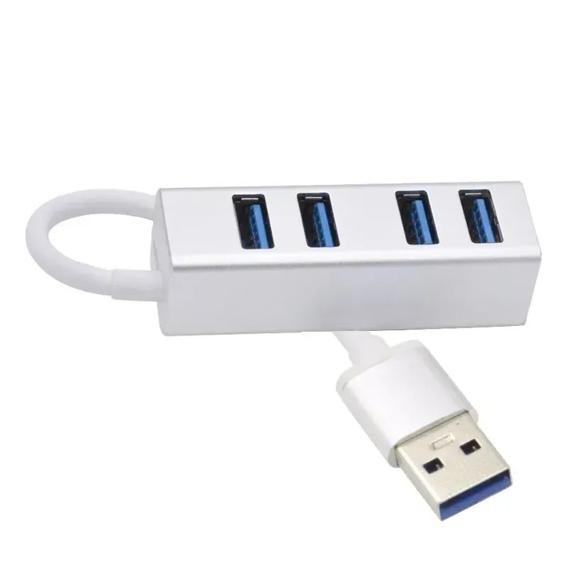 4 Port USB 3.0 Hub With Multi Splitter Double Usb Adapter And Expander ...