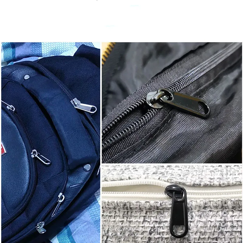 Metal Zipper Slider Pull Heads Replacement for Garment and Bag Zipper ...
