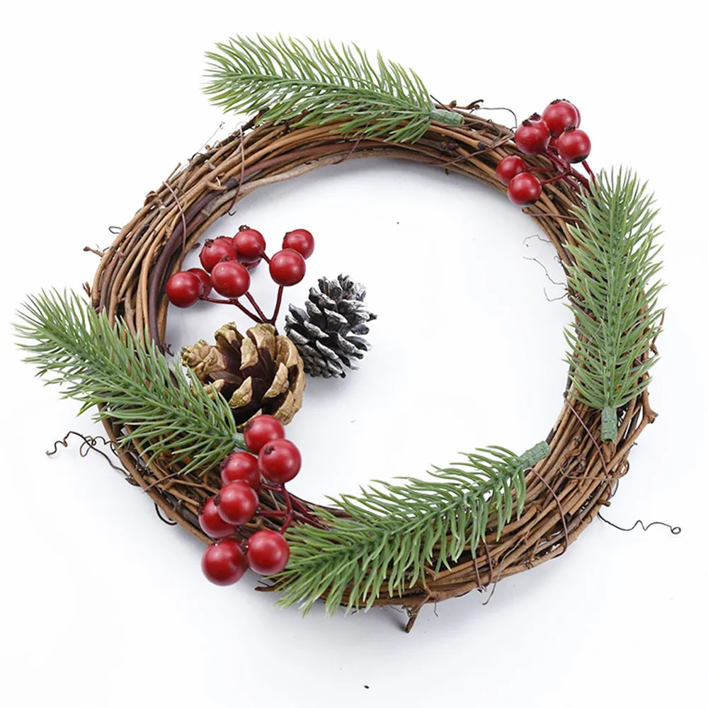 DHgate.com:3/5PCS Natural Rattan Wreath Vine Ring Garland Wedding Party ...