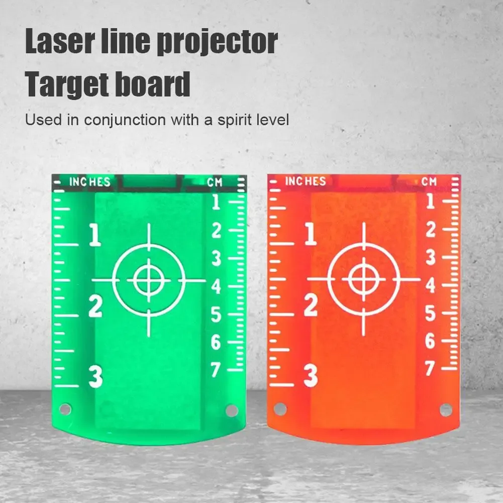 Plastic Laser Target Card Plate for Green and Red Laser Levels ...