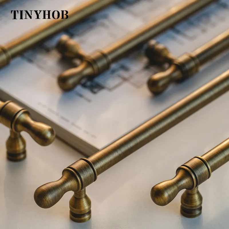 Antique Brass cabinet handles and pulls and Knobs - Elegant Drawer Pulls for Kitchen, Bedroom ...