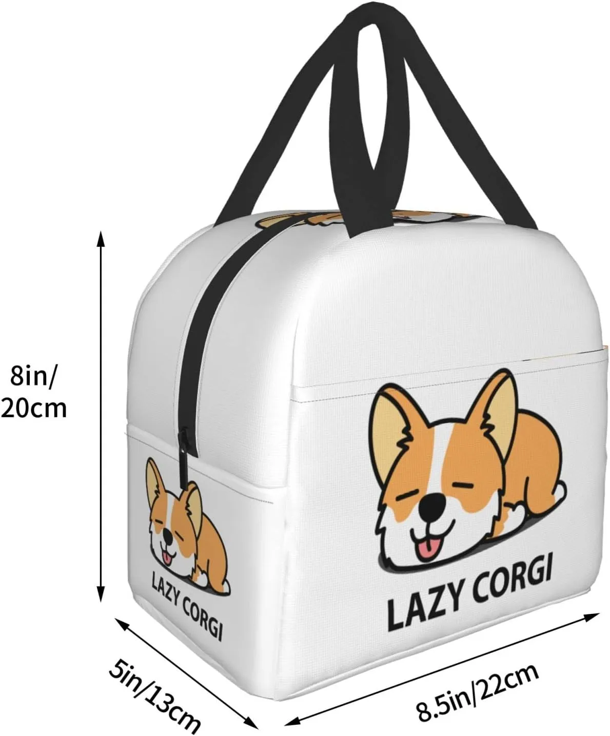 Lazy Corgi Bento Lunch Box - Insulated, Leakproof, Waterproof Lunch Bag ...