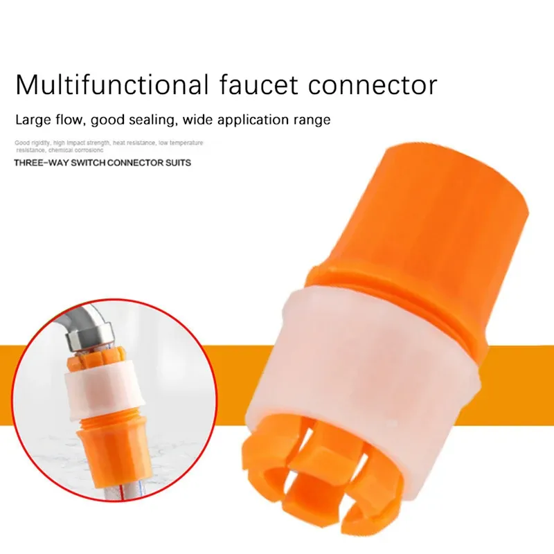 Multipurpose Garden hose pipe tap connector Connector - 16-20MM Faucet ...