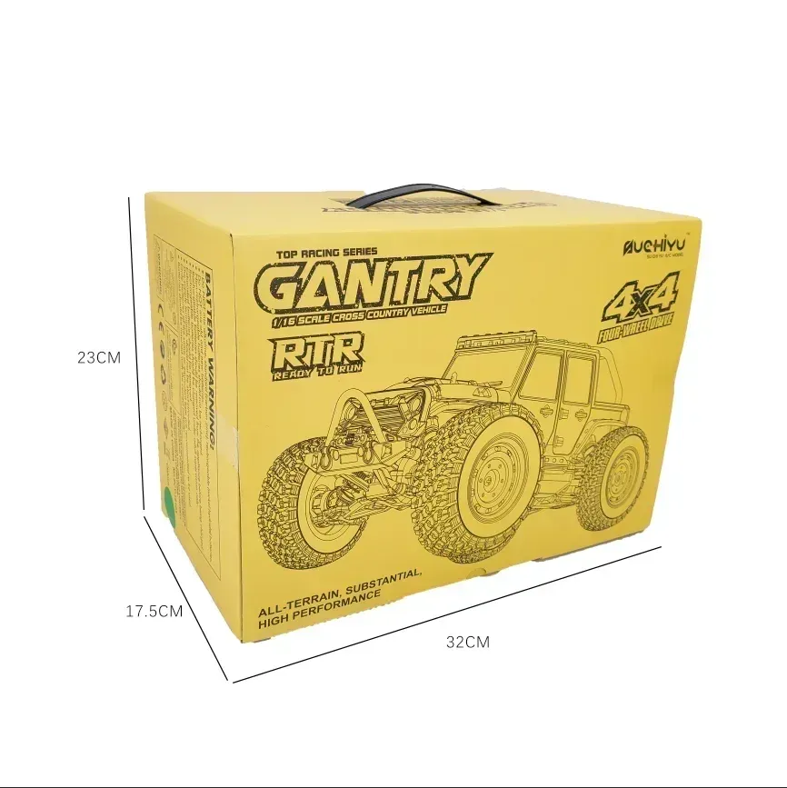 Remote Control Toy Car 1:16 Scale Electric Four-wheel Drive Off-road ...