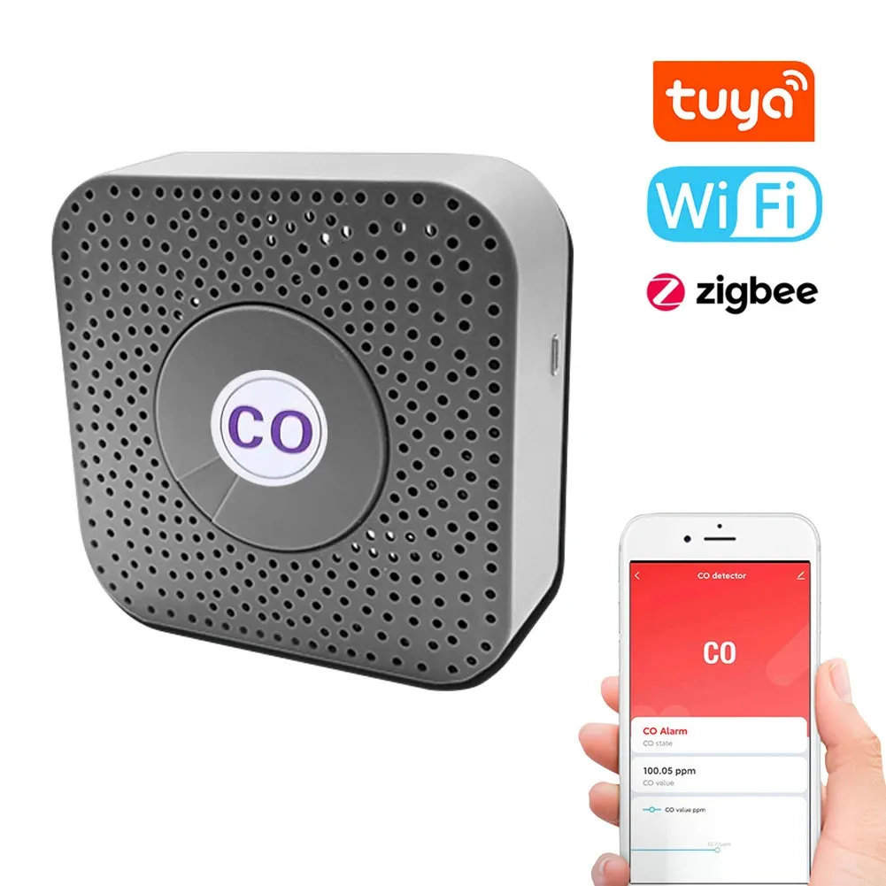 Tuya ZigBee WIFI CO Detector Portable Carbon Monoxide Tester ... Tuya ZigBee WIFI CO Detector Portable Carbon Monoxide Tester ...