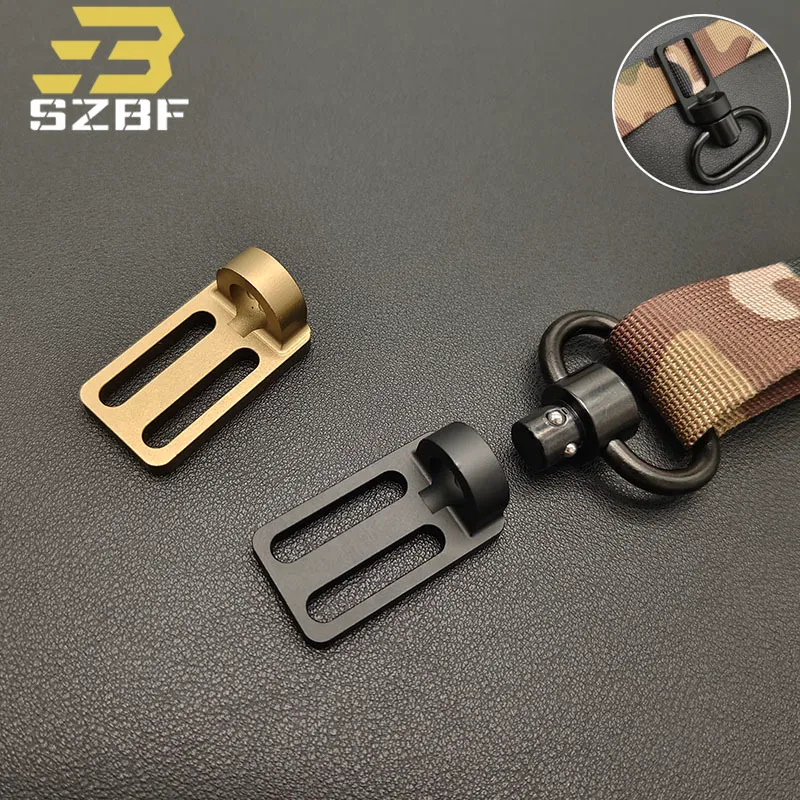 Tactical 1 Inch Sling Adapter With QD Swivels: Convert 2 Point To 1 ...