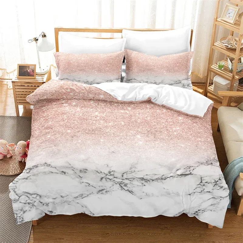 white marble bedding