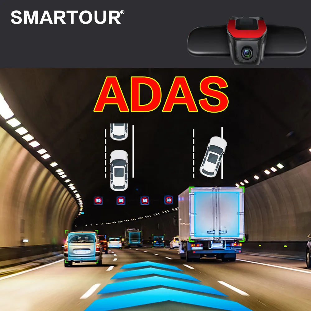 Smartour 1080P HD Car DVR Cam w/ Android USB, ADAS, Hidden Lens from ...