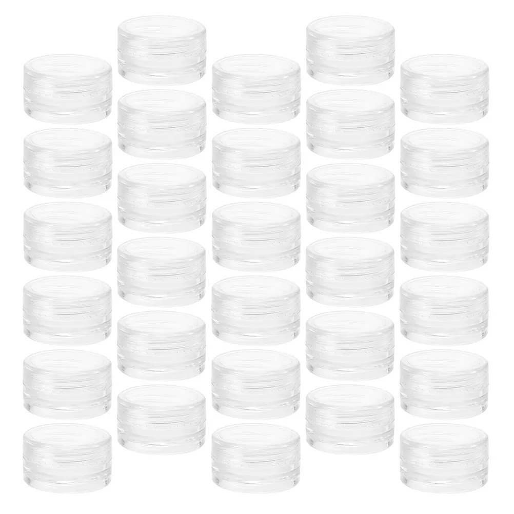 DHgate.com:55 Pack Round Cream Jars - Clear Empty Cosmetic Containers ...