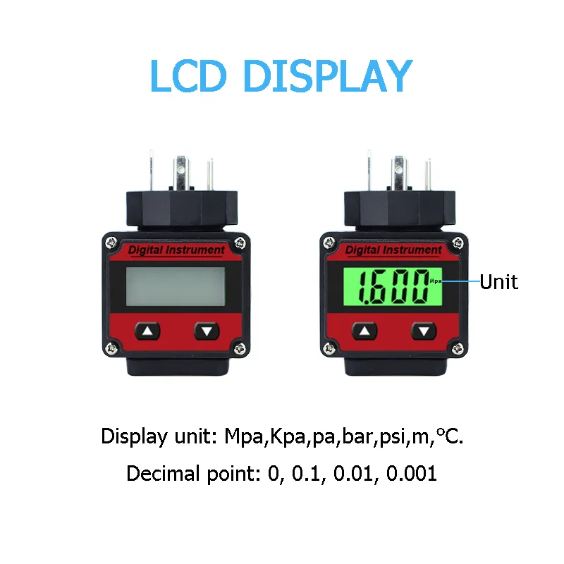 Intelligent LCD Mini Led Lcd Header For Pressure And Temperature ...