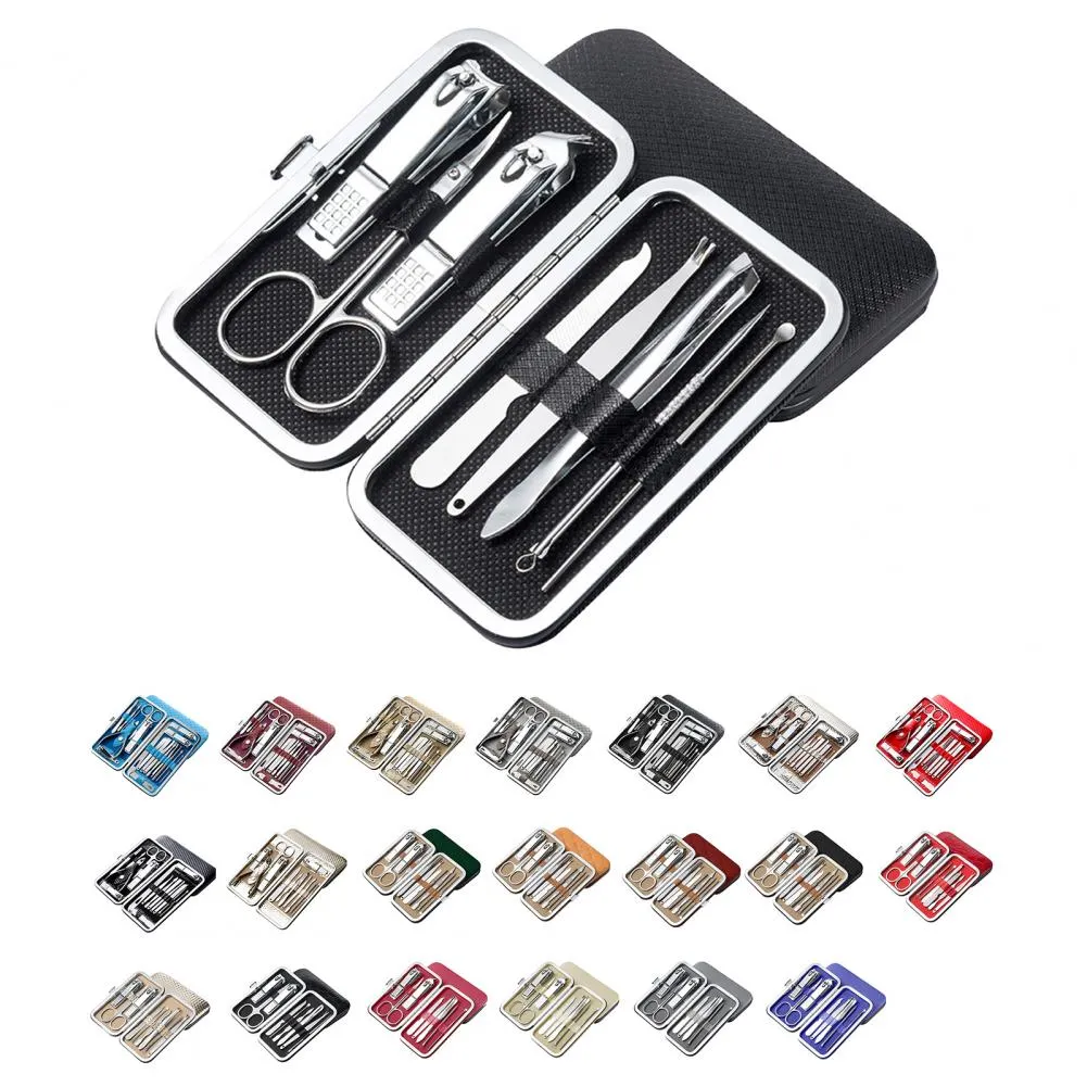 Travel Nail Clipper Set with Stainless Steel Scissors and Clippers for ...