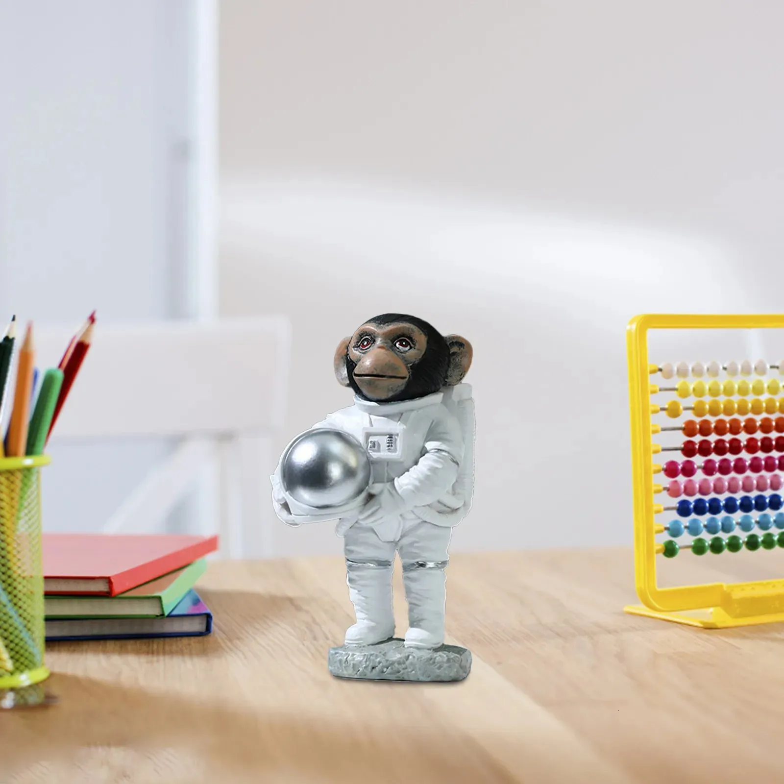 monkey astronaut statue