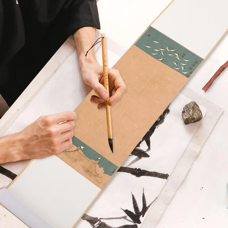 DHgate.com:1pc Blank Calligraphy Paper Scroll: Premium Rice Paper for ...
