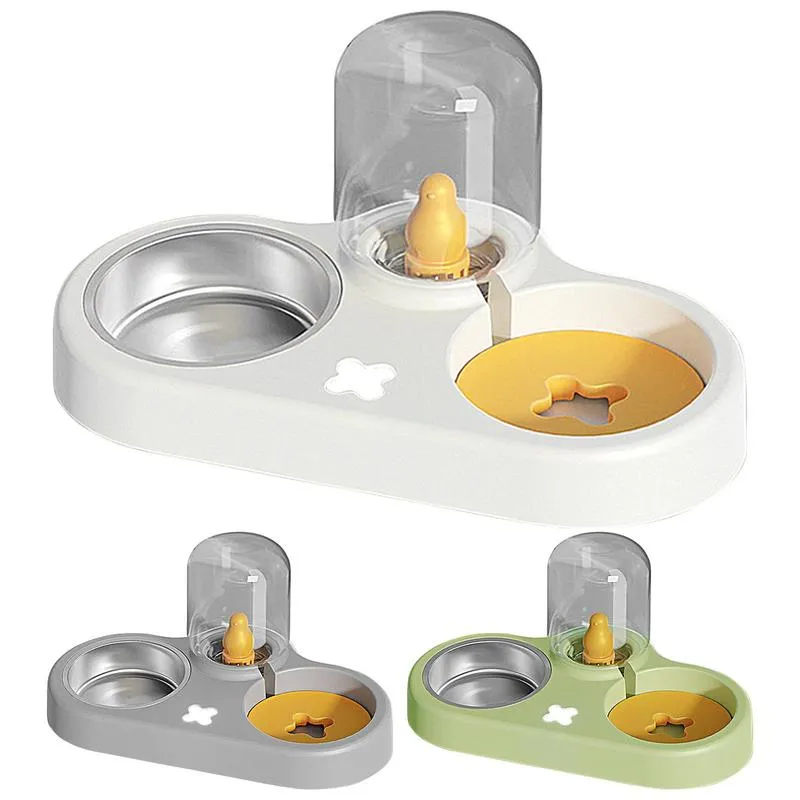 DHgate.com:Space-Saving Cat Water Bowl and Pet Food Bowl Combo Set ...