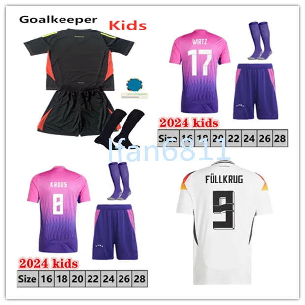 Kit De Portero Infantil 2024 #1 NEUER Camisetas De Fútbol 23 24 KANE ...
