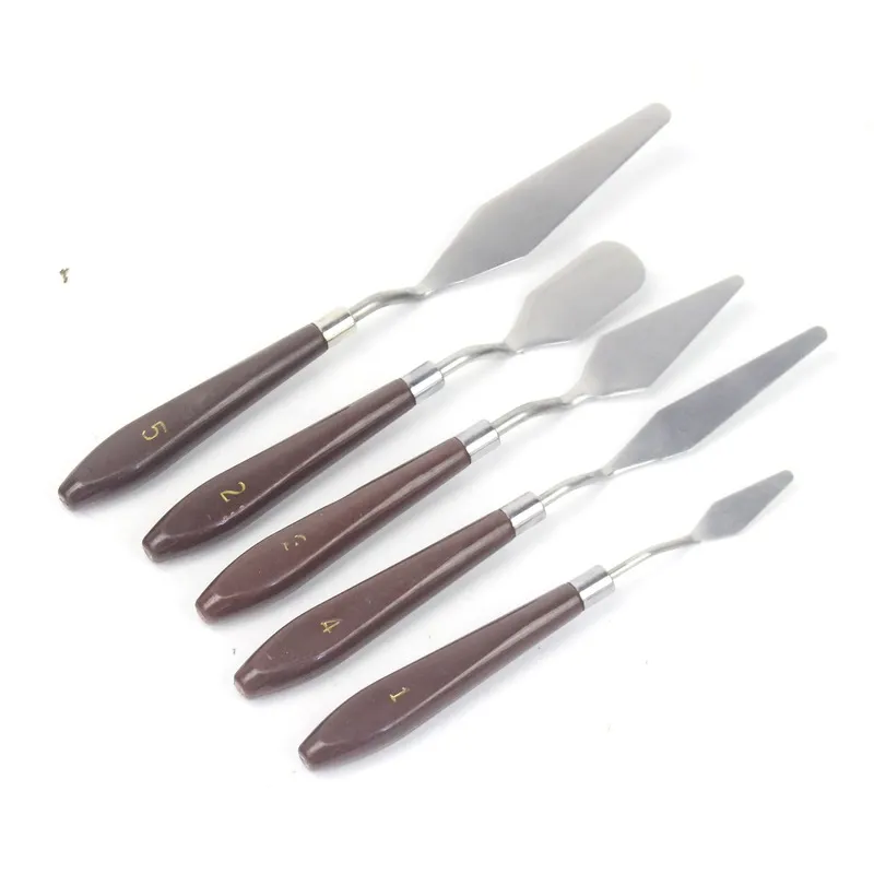 5-Piece Painting Palette Knife Set - Versatile Art Utensils for Acrylic ...