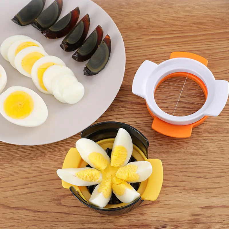 Egg Slicer 3 In 1 Cut Eggs Cooked Eggs Cutter Fruits Sausage Cut Flower ...