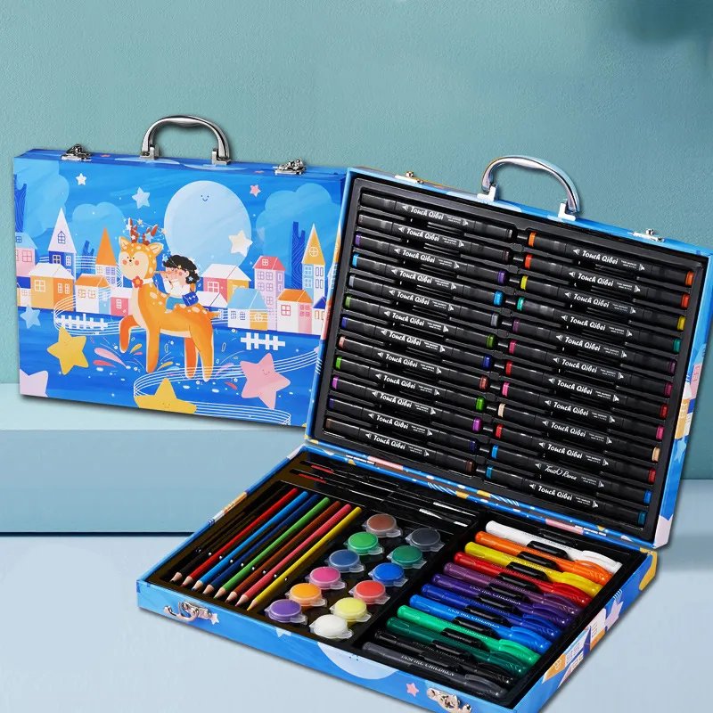 suitcase drawing set