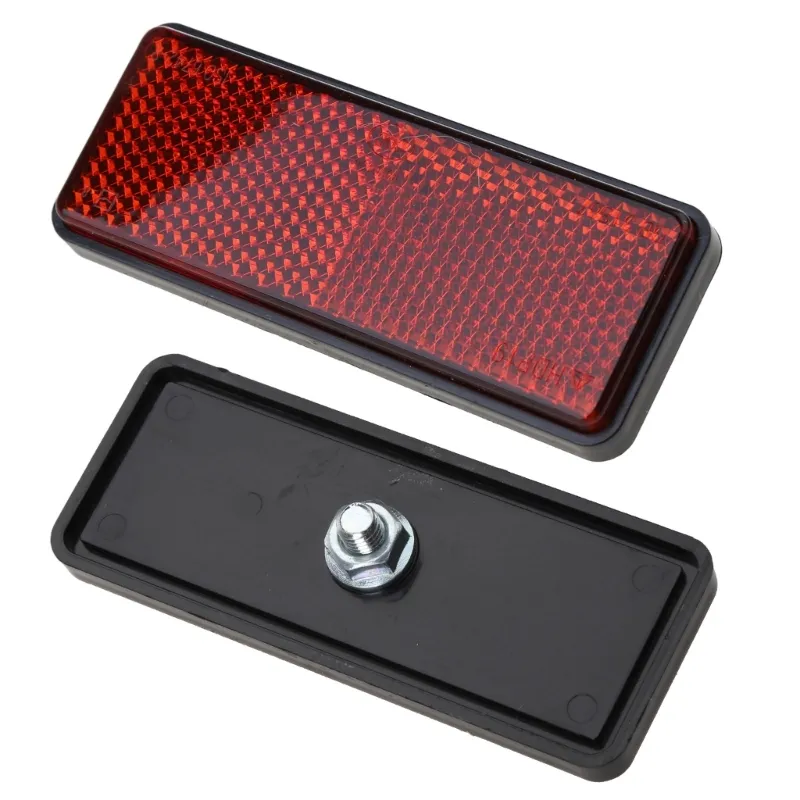 DHgate.com:2-Pack Motorcycle Scooter Quad Rectangle Red Reflective ...