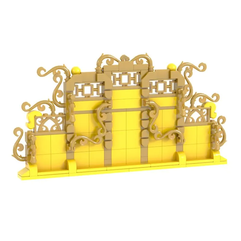 Ceramic Figurines Ancient City Palace Building Blocks: DIY Emperor King ...