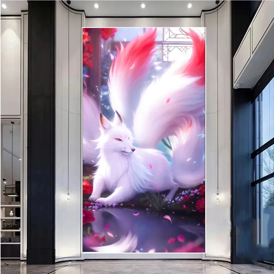 Nine Tailed Fox 5D Diamond diamond paintings - Full Square/Round ...