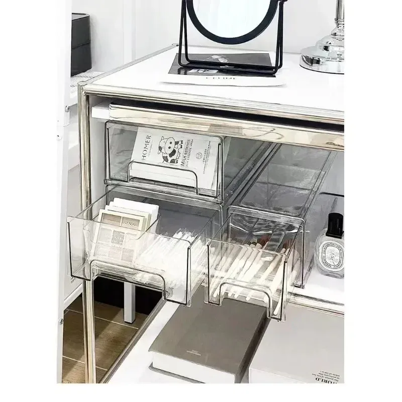 Wholesale Stackable Transparent Desktop Drawer Storage Box Mini Acrylic ...