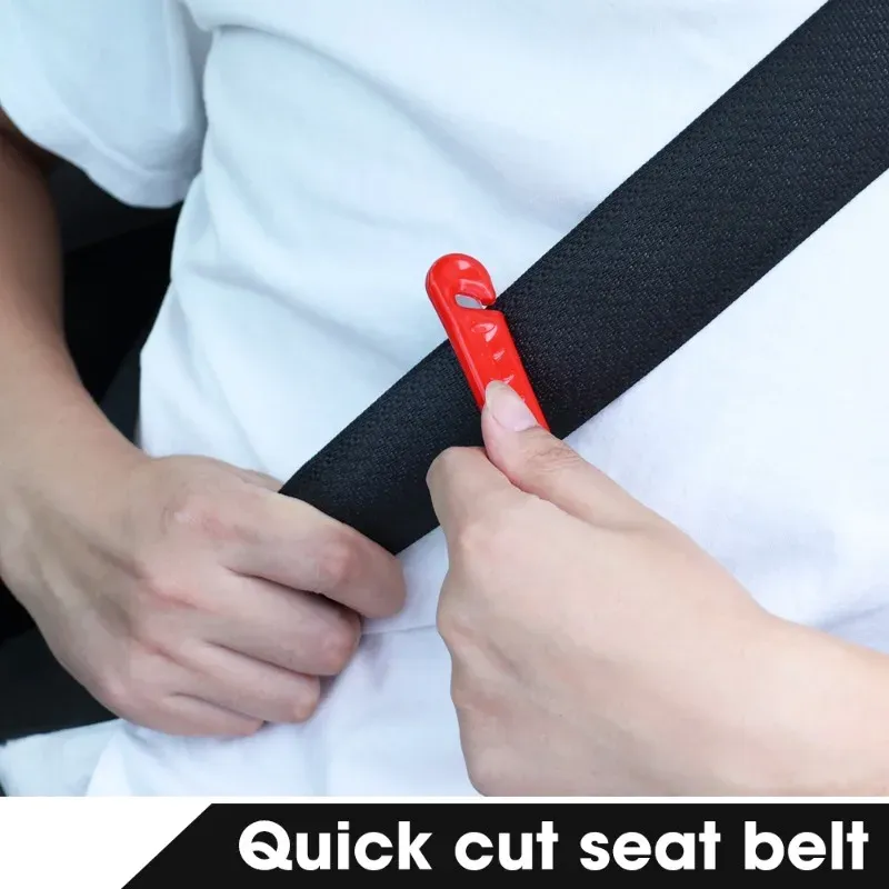 2-in-1 Car Safety Hammer, Emergency Escape Tool with Seat Belt Cutter ...