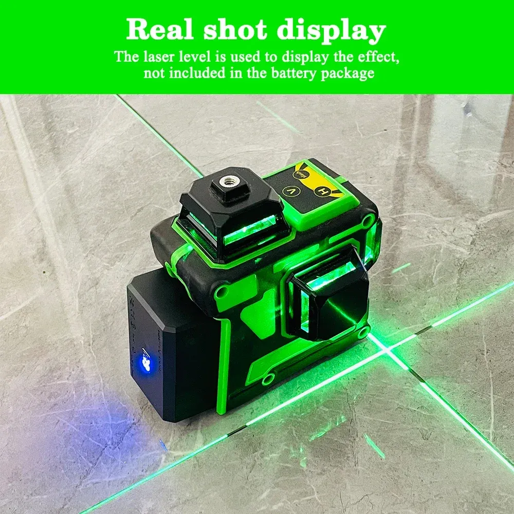 Self Leveling Laser Level Bosch: 4D Green Beam Laser Level Rechargeable ...