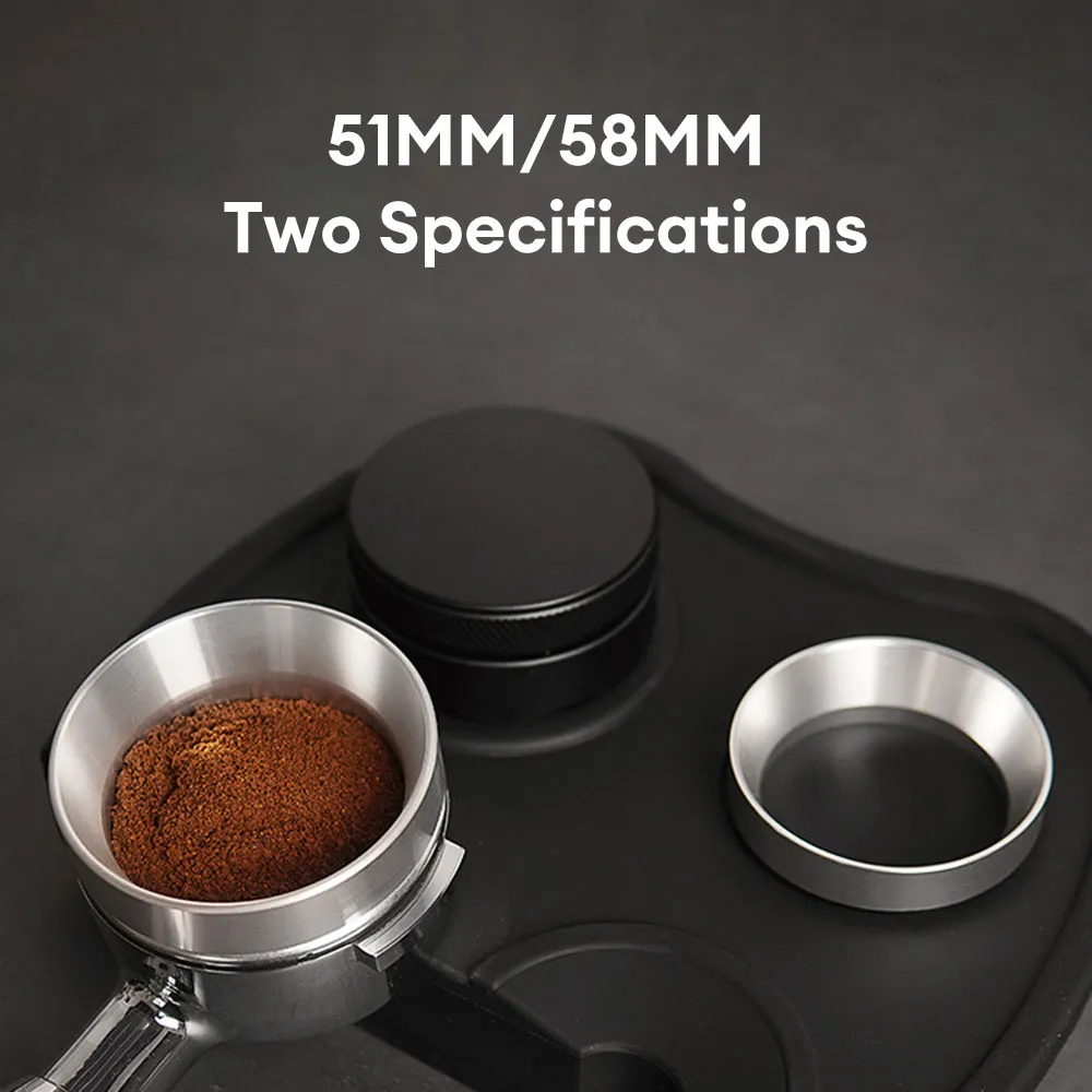 Premium Coffee Dosing Ring - 51/58mm Anti-Fly Powder Grinder Catcher ...