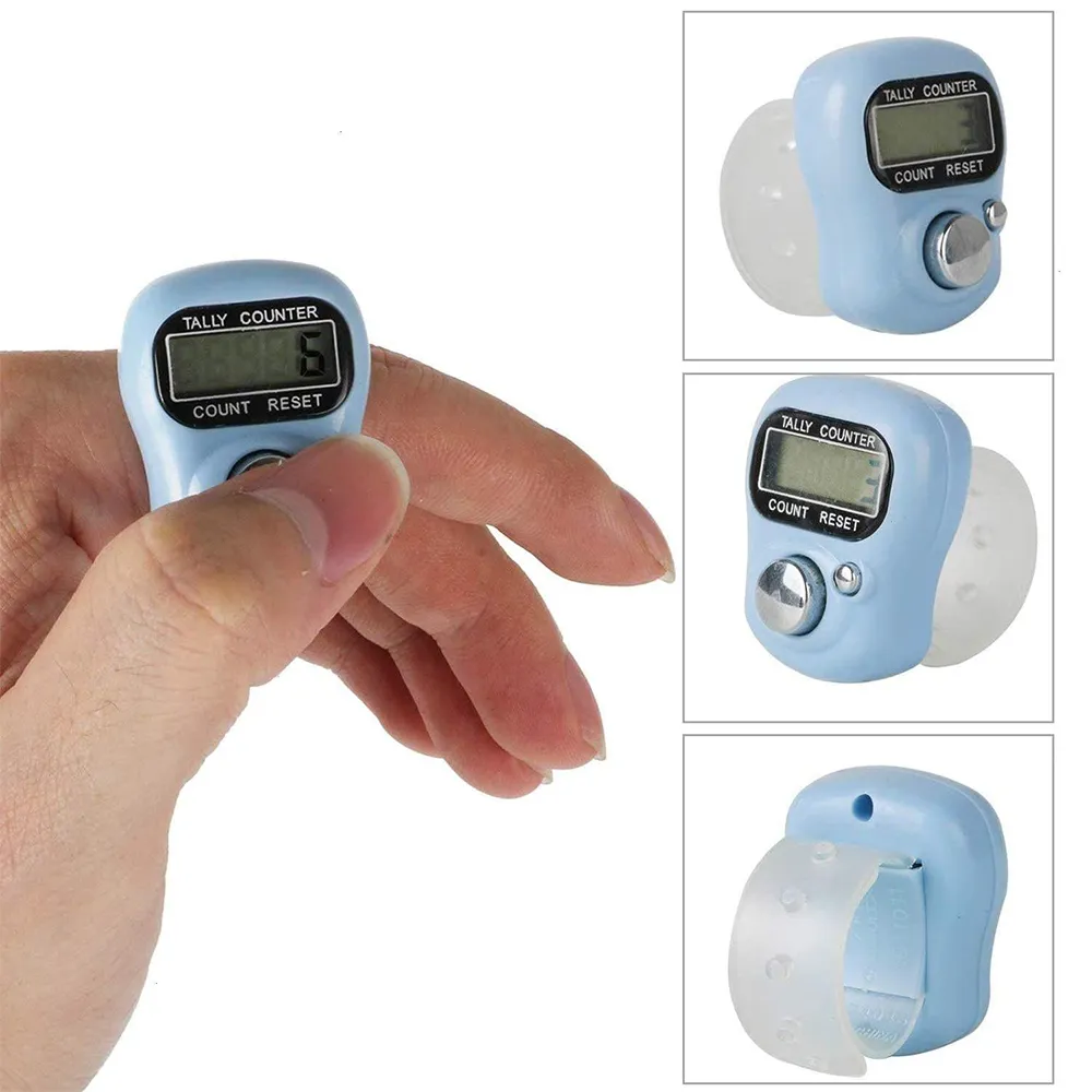 LCD Mini Digital Stitch Marker And Row Finger Counter For Sewing ...