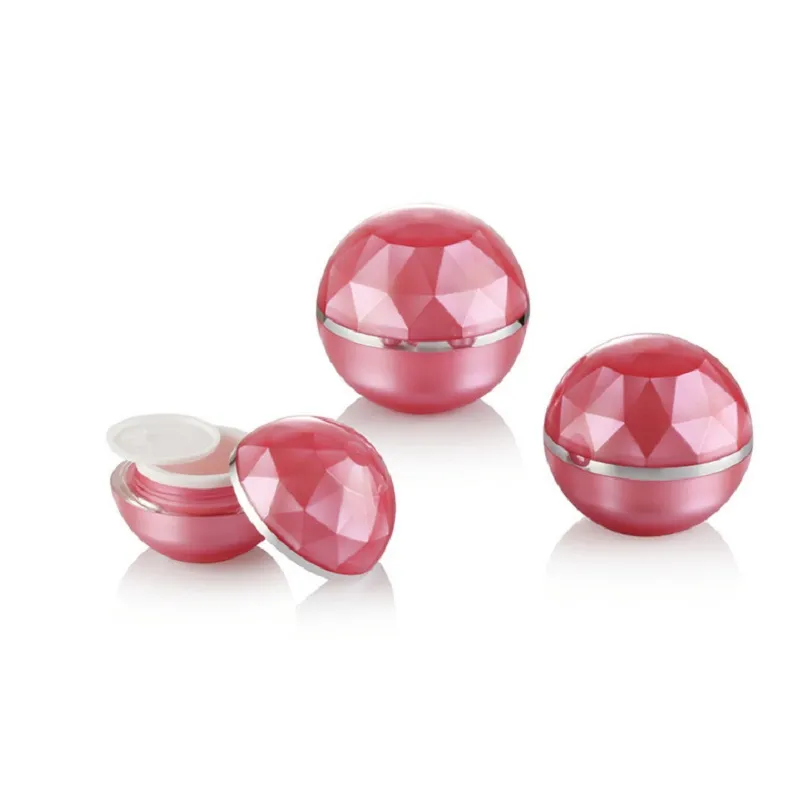DHgate.com:Pink Acrylic Facial Cream Cosmetic Jar - Round Empty ...