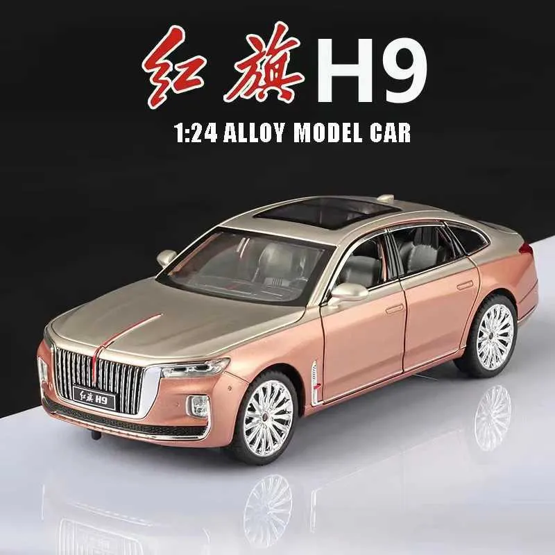 Diecast Model Cars 1 24 Scale Honq Qi H9 Alloy Model Car Metal Vehicle ...