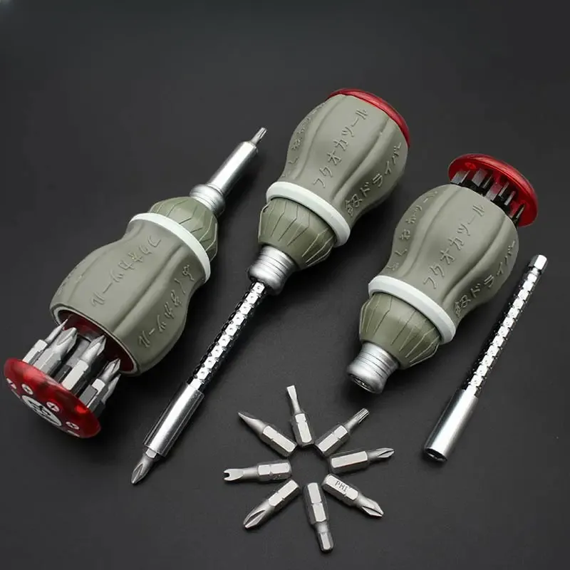 Ratchet Screwdriver Bit Set with Telescopic Bit and Cross-shaped ...