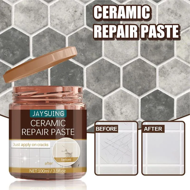 Porcelain Repair Paste Ceramic Tile Crack & Hole Filler High Gloss ...