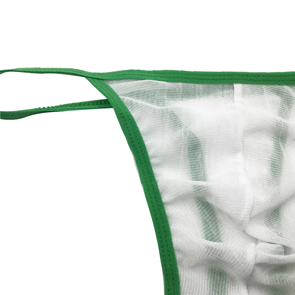 Sexy Mens Transparent Briefs T Back Low Rise G Strings Ultra Thin Mesh ...