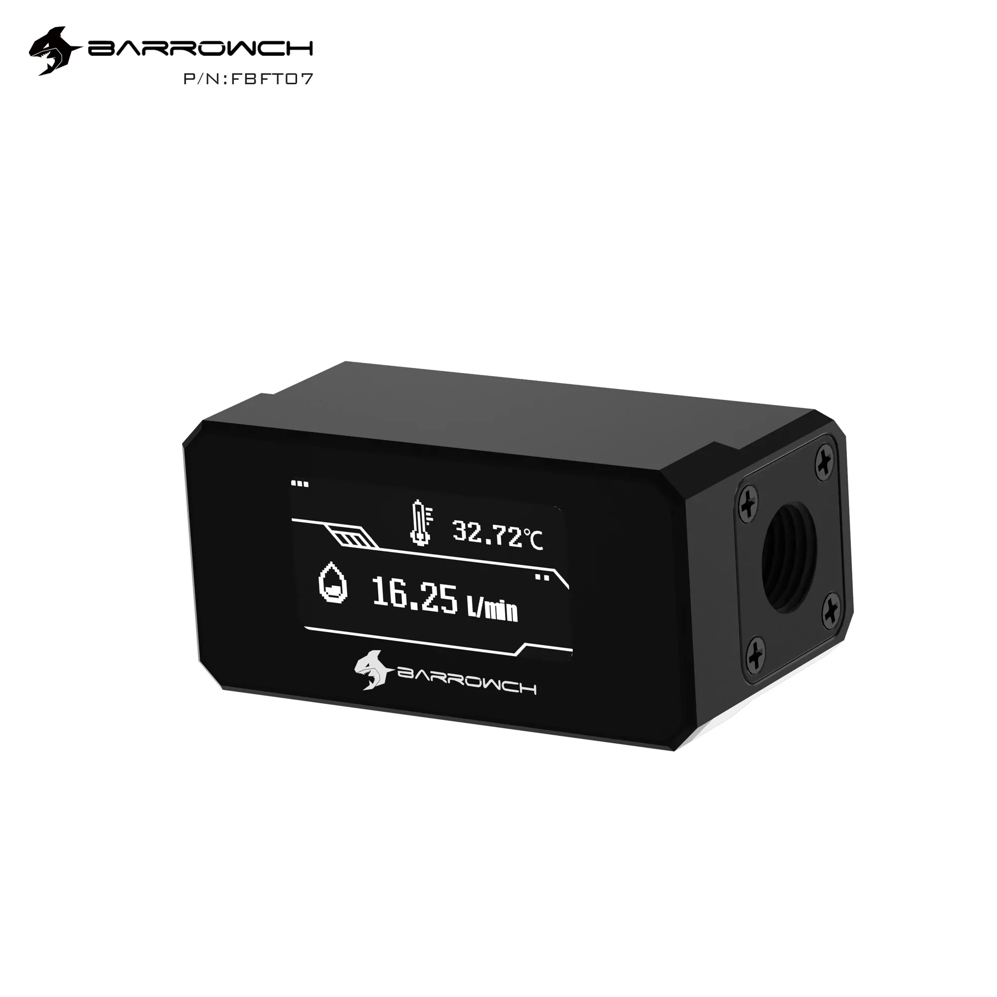 Custom OLED Flowmeter With Liquid Loop Build, Thermometer Monitor ...