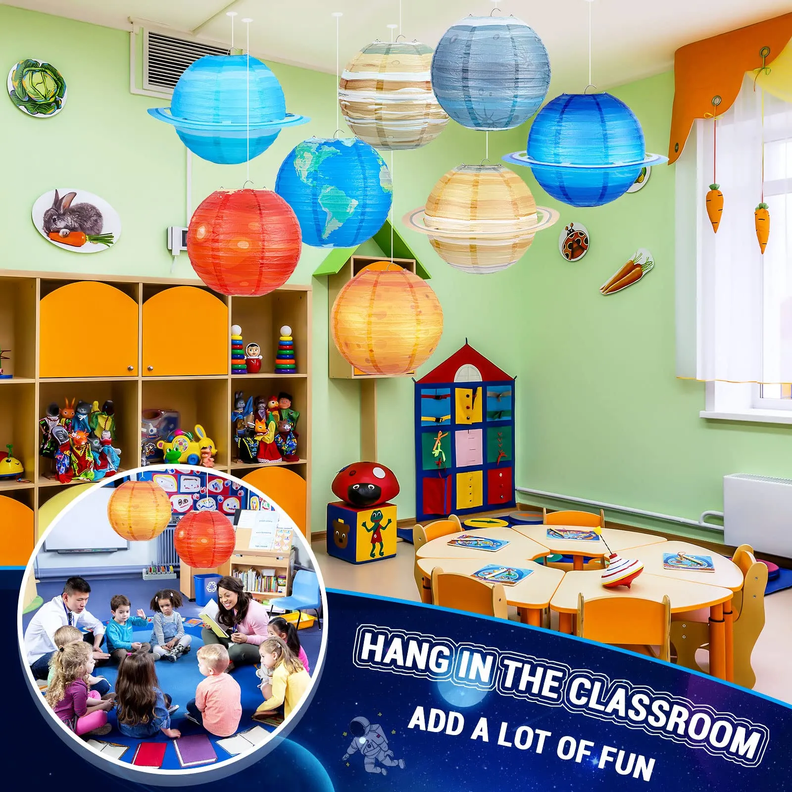 space hanging decorations