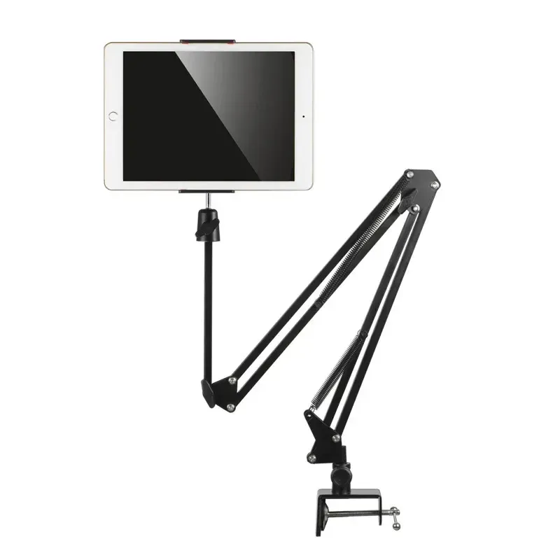 Lazy mobile phone bracket metal cantilever folding telescopic live ...