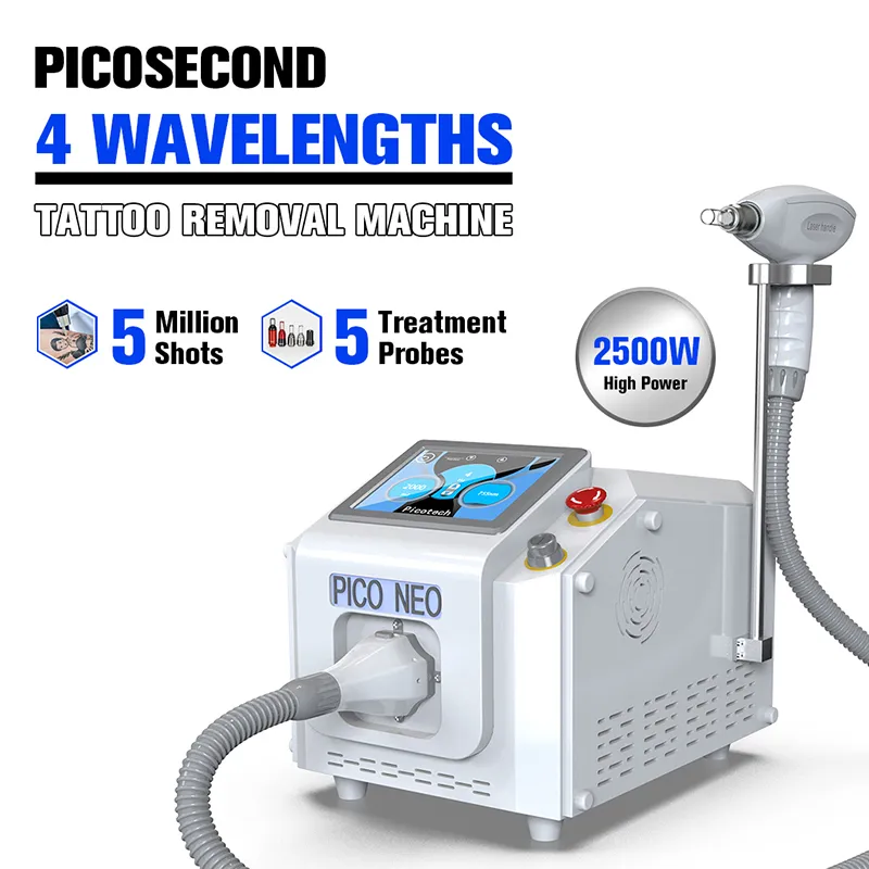 Professional 5-Probe Picosecond Laser Tattoo and Scar Removal Equipment ...