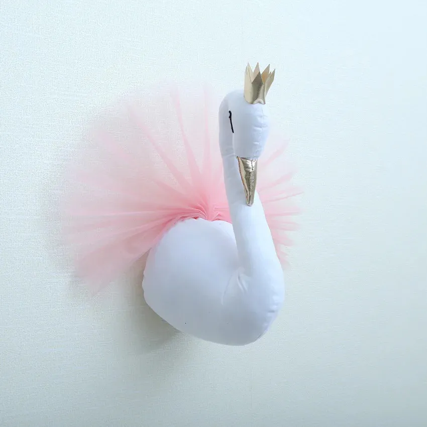 Beautiful Swan Stuffed Animal Plush Doll Wall Hanging Decor for Baby ...