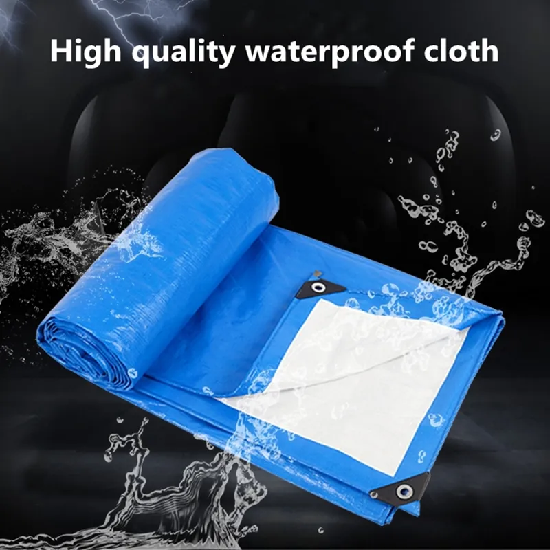 Thick 0.18mm PE Tarpaulin Rainproof Cloth: Waterproof Canvas for ...
