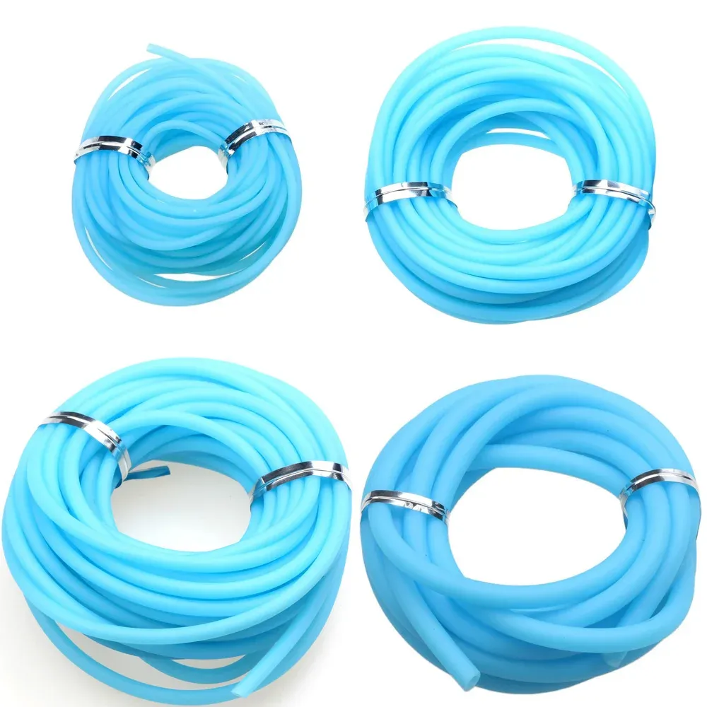 Tube Bead Bracelet: Colorful PVC Silicone Hollow Round Tube, Soft ...