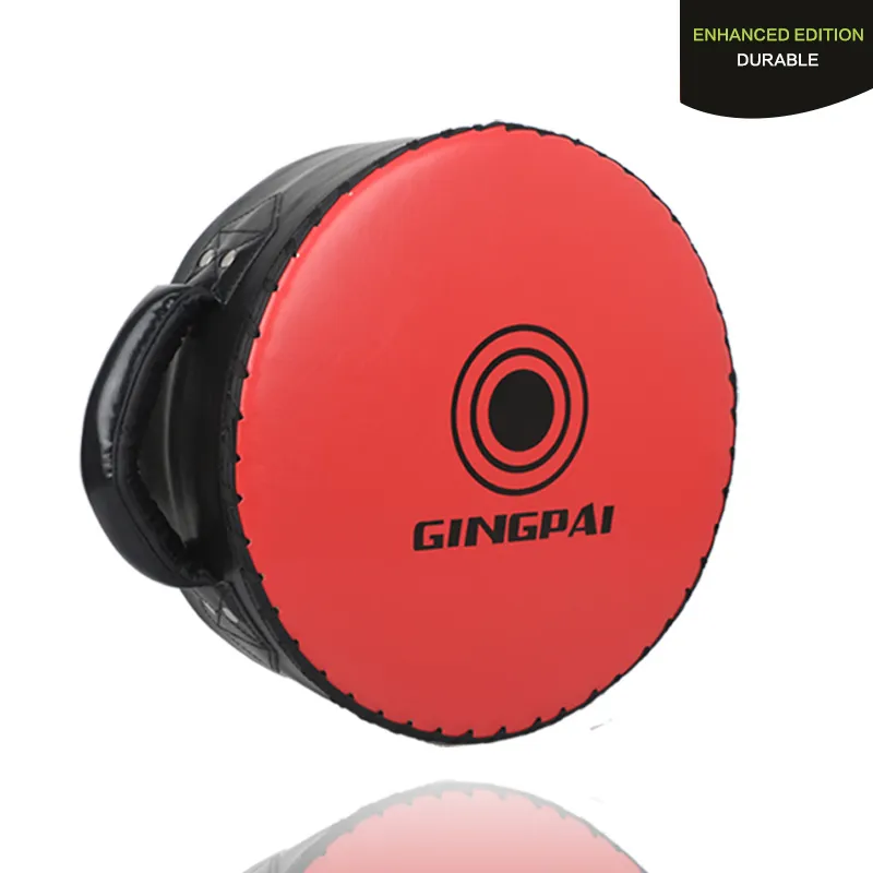 Boxing Target Shield - PU Leather Round Kickboxing Pad for Hand & Foot ...