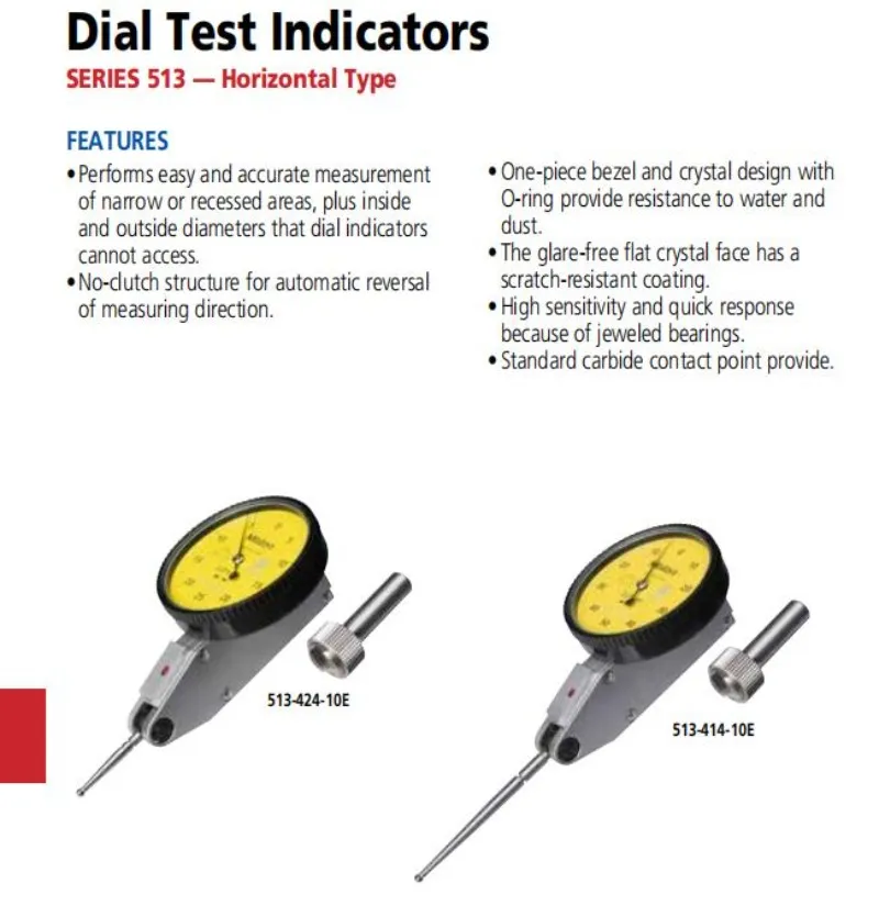 Precision Measurement Tool: Compact Dial Test Indicator, High Accuracy ...