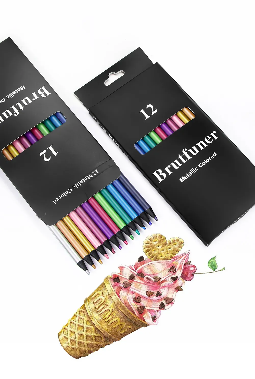 Metallic Pencil Drawing Sketch Set: Professional Drawing Pencil Set For ...