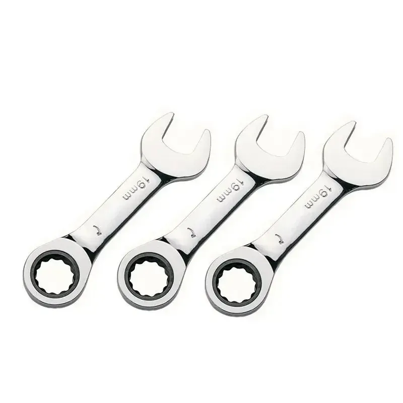72T Short-Handle Quick Ratchet Wrench Dual-Use Plum Blossom Wrench Set ...