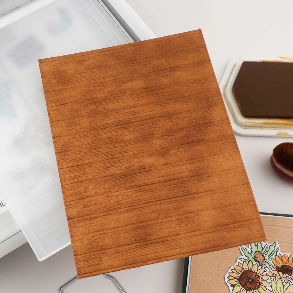 Vintage Heart Stripes Wood Panel 3D Embossing folder design with ...