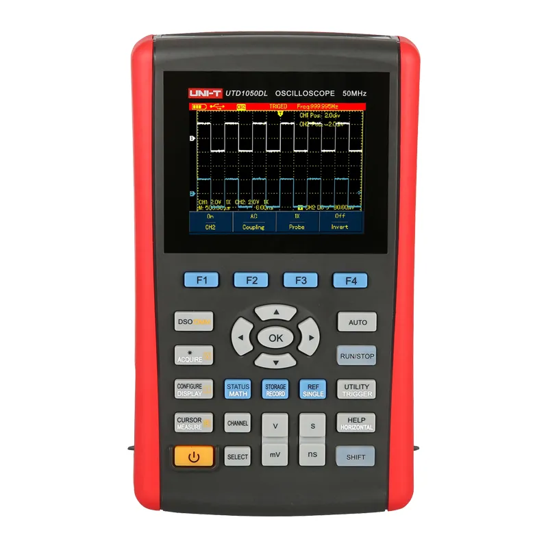 Portable Digital Storage Oscilloscope: 2 Channel, 7 Inch LCD, USB ...
