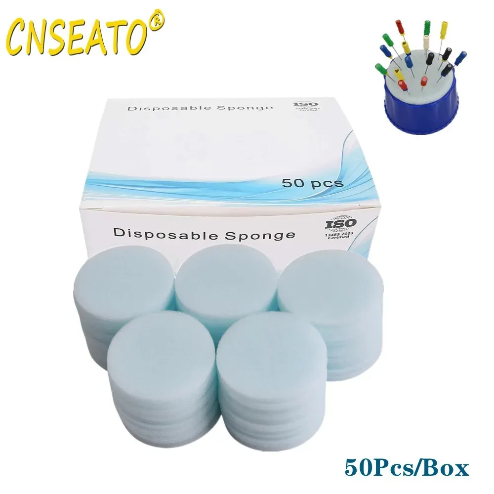 DHgate.com:50Pcs Cleaning Sponge Pads for Dental Endo Files - Scrub Pad ...